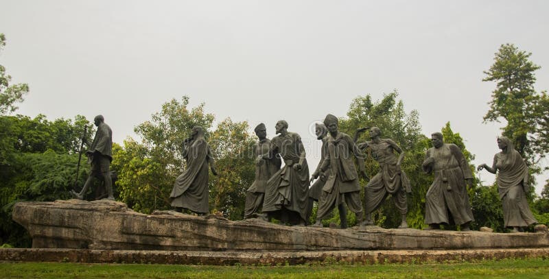 Gyarah murti statue stock photo. Image of mahatma, carving - 23535648