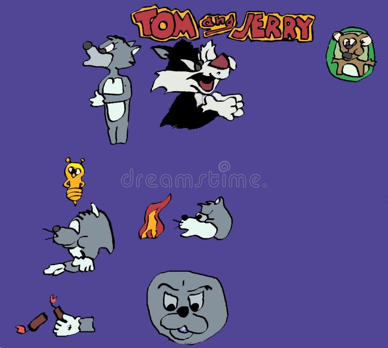The Dandy Game "Tom and Jerry" Editorial Stock Image - Illustration of ...