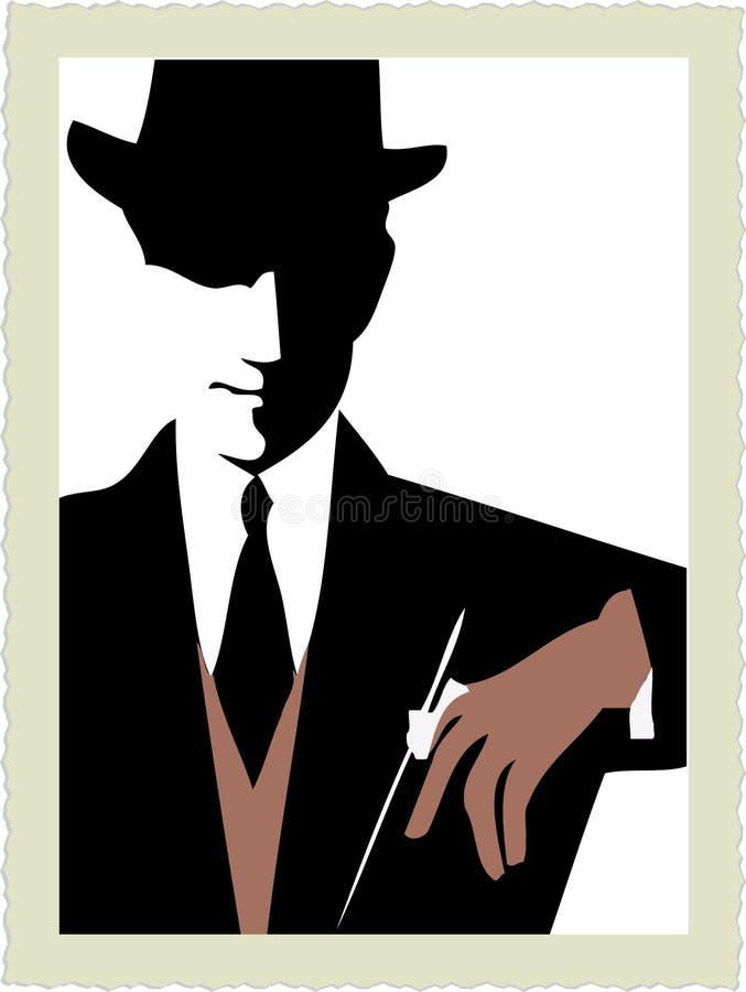 Dandy stock illustration. Illustration of perfection, outline - 2174764