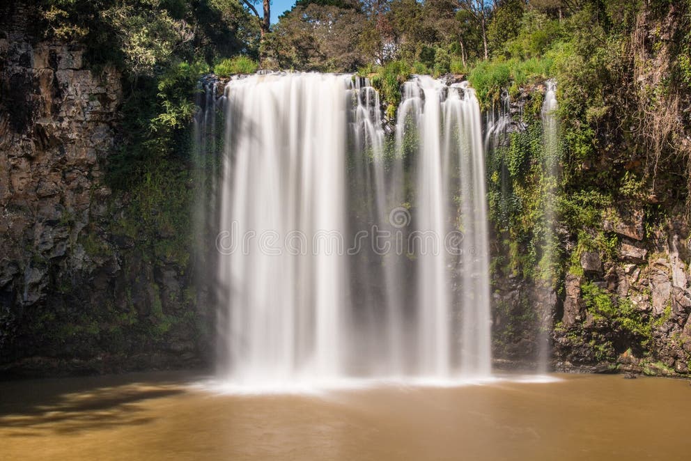 Dangar Falls stock image. Image of granite, afterrain - 65003593