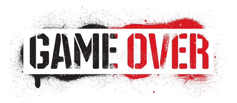 Game Over Graffiti Stock Illustrations – 56 Game Over Graffiti Stock ...