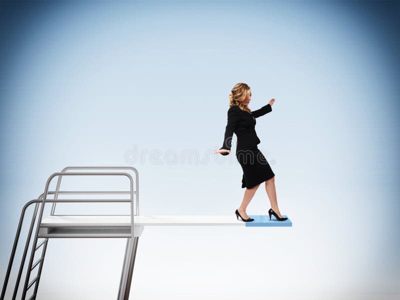Danger stock photo. Image of afraid, springboard, metal - 23836048