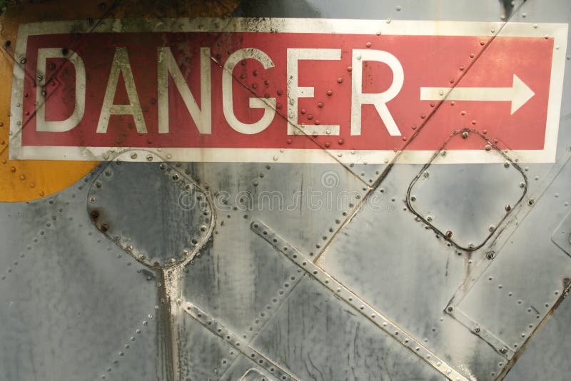 Danger stock image. Image of decayed, arrows, caution - 1642765