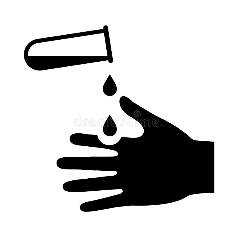 Danger Acid Warning Pictogram Stock Vector - Illustration of corrosion ...