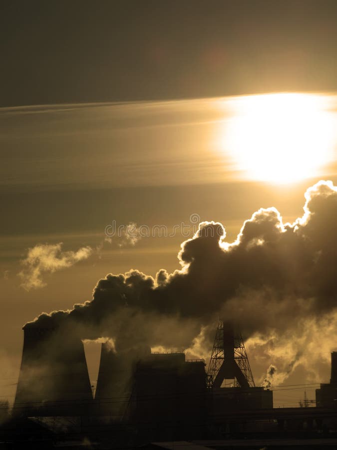 Danger! Air pollution! stock photo. Image of pollution - 28898092