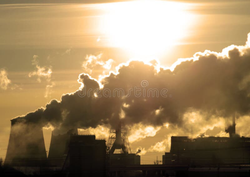 Danger! Air pollution! stock photo. Image of chemical - 28898098