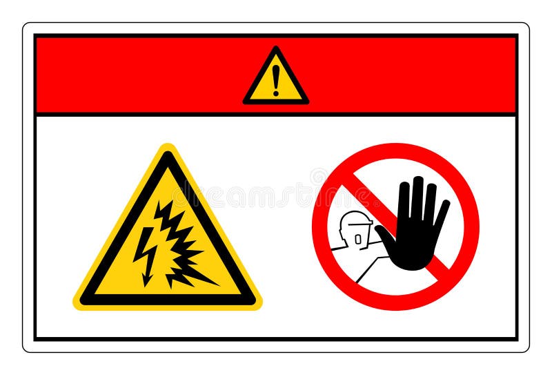 Caution ARC Flash and Shock Hazard Symbol Sign, Vector Illustration ... Caution ARC Flash and Shock Hazard Symbol Sign, Vector Illustration ...