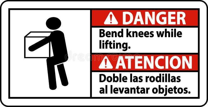 Danger Lifting Hazard Do Not Lift or Move Heavy Objects without ...