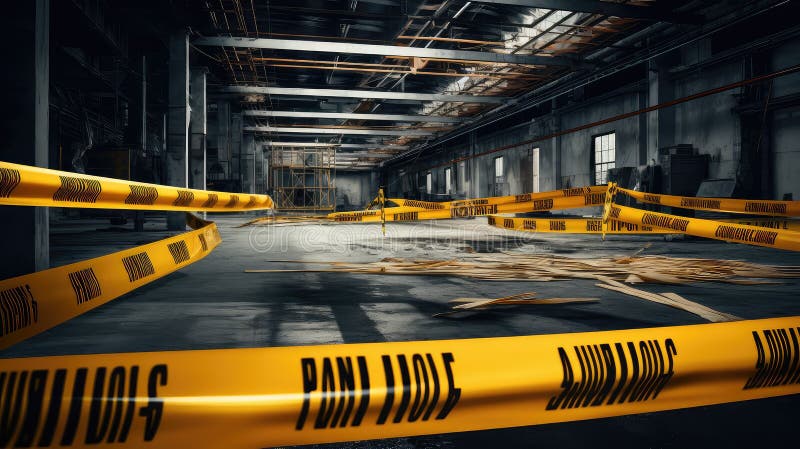 Danger Black and Yellow Template Stock Illustration - Illustration of ...