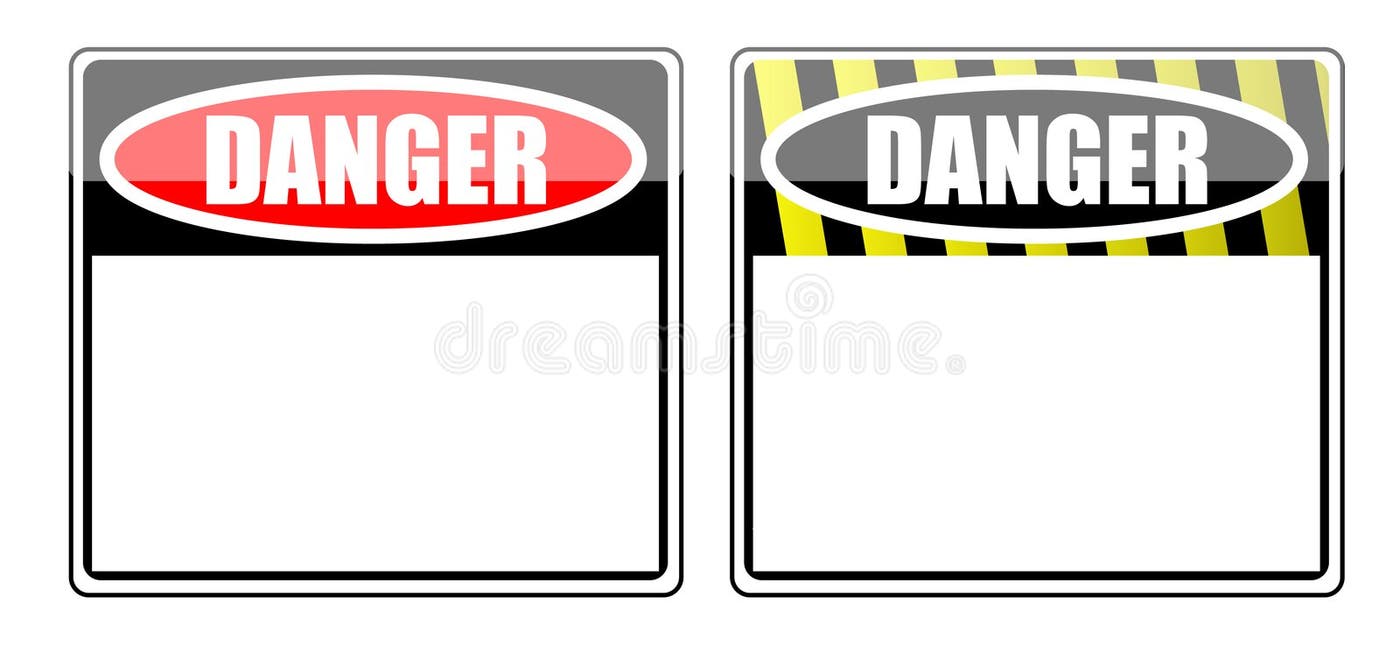 Blank Danger Isolated Sign Stock Illustrations – 11,761 Blank Danger ...