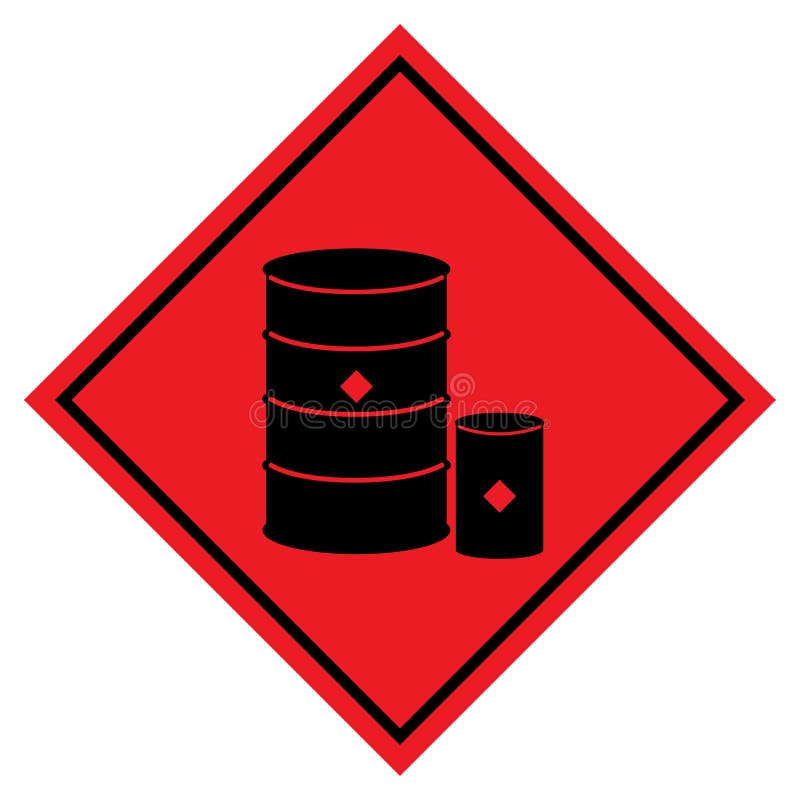 Danger Chemical Storage Area Symbol, Vector Illustration, Isolate on ... Danger Chemical Storage Area Symbol, Vector Illustration, Isolate on ...