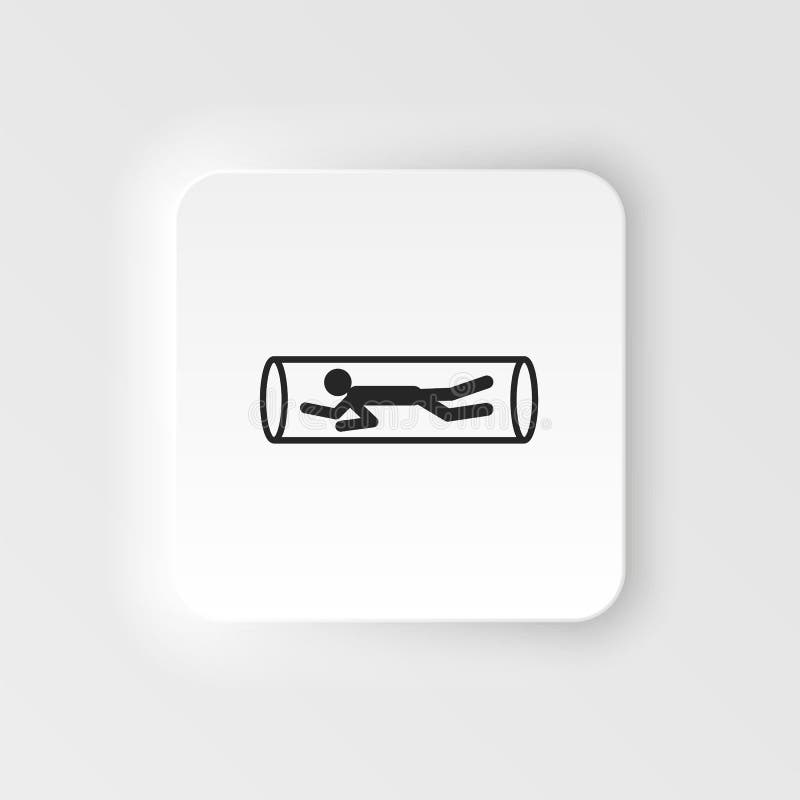 Danger Confined Space Symbol Sign, Vector Illustration, Isolate ...