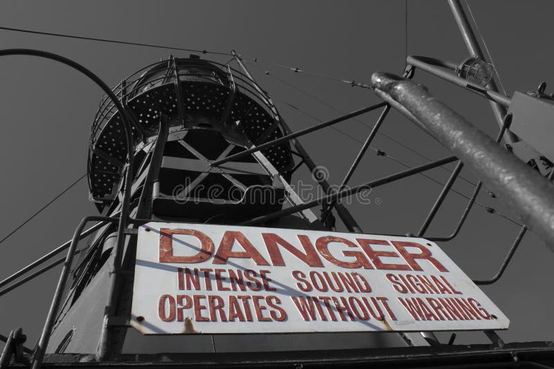 Danger! stock image. Image of black, boat, blackandwhite - 112810261