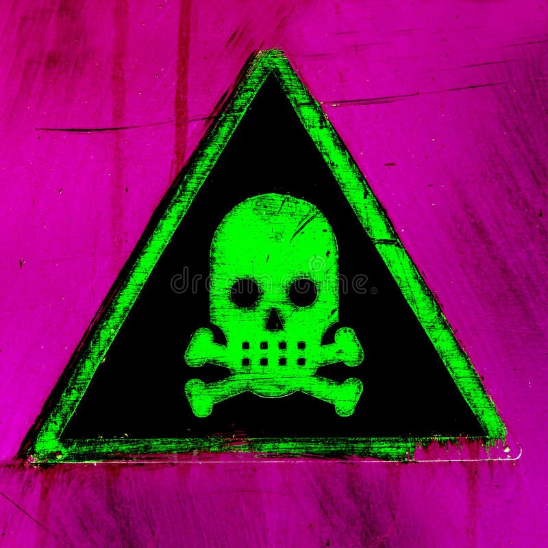Danger of Death stock photo. Image of texture, white - 32188120