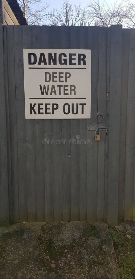 Danger deep water stock photo. Image of environment, deep - 32723388