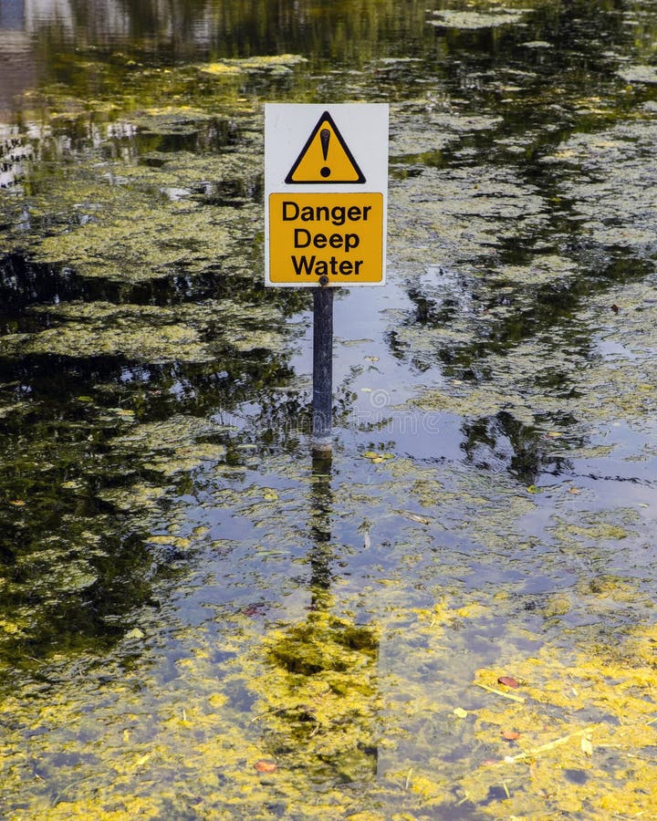 Danger Deep Water stock photo. Image of water, careful - 225866714
