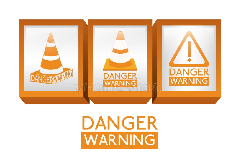 Danger design stock vector. Illustration of construction - 41045585