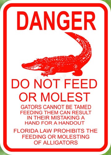 Do Not Feed Animals Sign Stock Illustrations – 79 Do Not Feed Animals ...