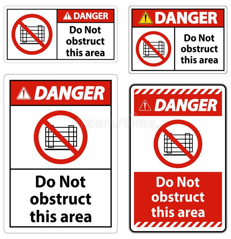 Do Not Block Area Stock Illustrations – 82 Do Not Block Area Stock ...