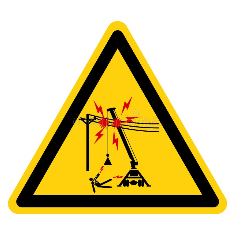 Danger Electrical Hazard Symbol Sign,Vector Illustration, Isolated on ...
