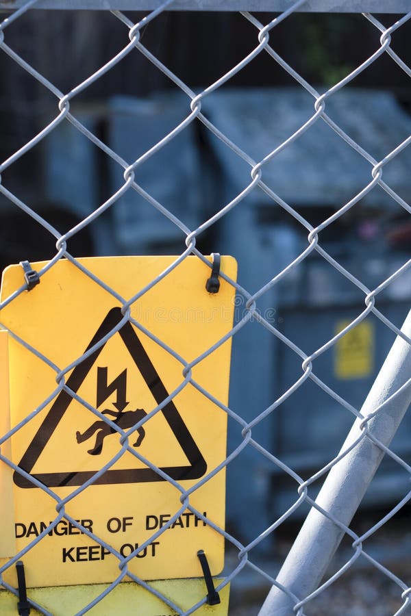 Danger electricity stock photo. Image of danger, sign - 38705708
