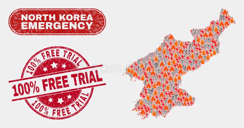 Danger and Emergency Collage of North Korea Map and Distress 100 ... Danger and Emergency Collage of North Korea Map and Distress 100 ...