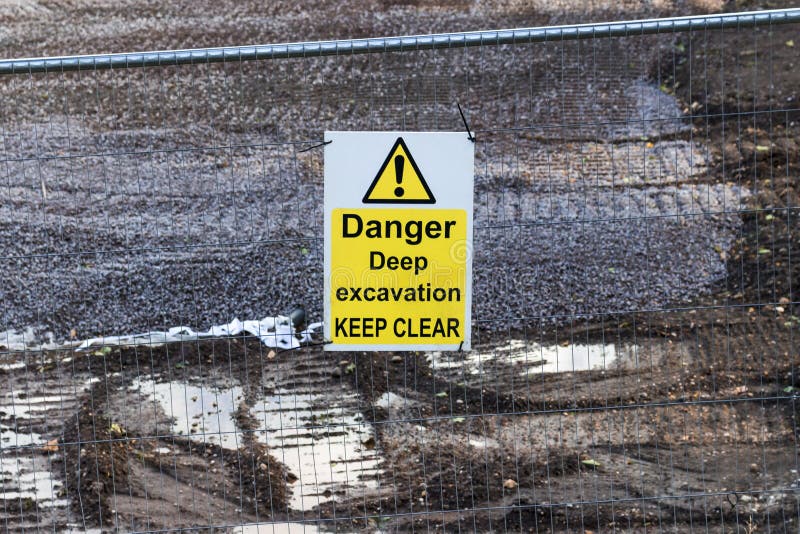 Deep Mud Warning Sign stock image. Image of symbol, information - 8108635