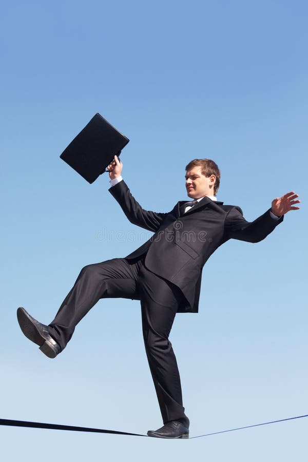 Danger of falling down stock photo. Image of active, equilibrium - 16274016