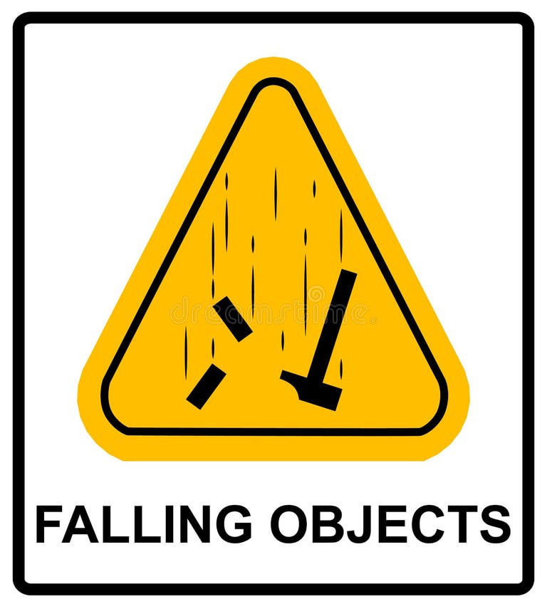 Falling Objects Sign Stock Illustrations – 1,660 Falling Objects Sign ...