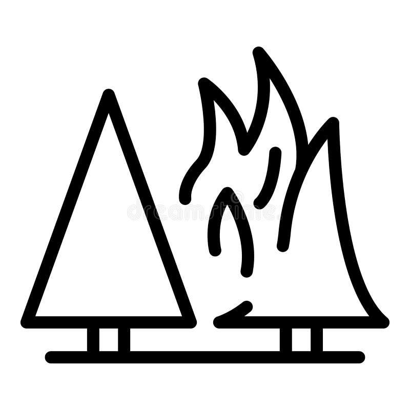 Bush Fire Icon Stock Illustrations – 551 Bush Fire Icon Stock ...