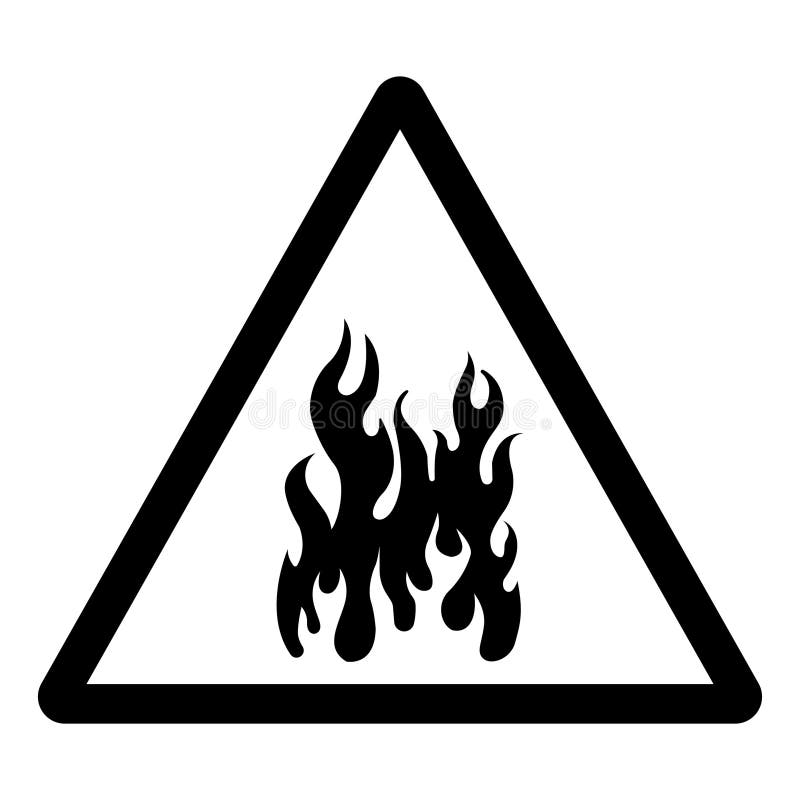 Danger Fuel Storage Area Symbol Sign ,Vector Illustration, Isolate on ...