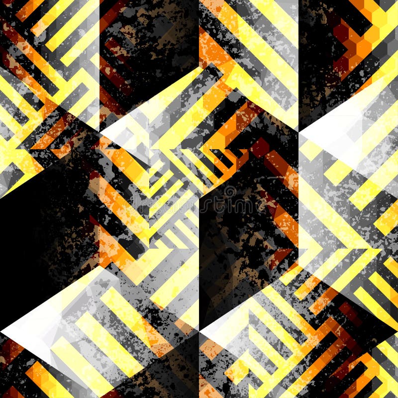 Danger Geometric Background Stock Vector - Illustration of continuity ...
