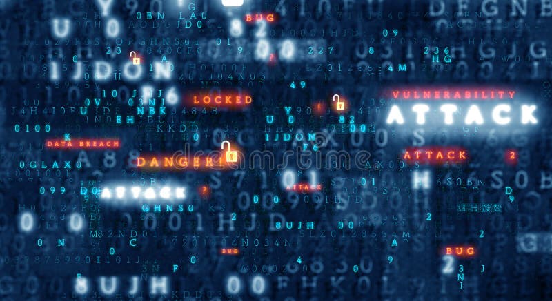 Danger of hack attack stock photo. Image of access, computer - 129974122