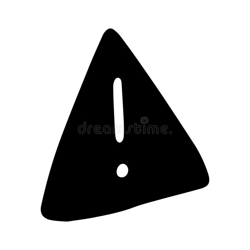 Danger Hand Draw Icon Vector. Problem Illustration Sign. Challenge ...