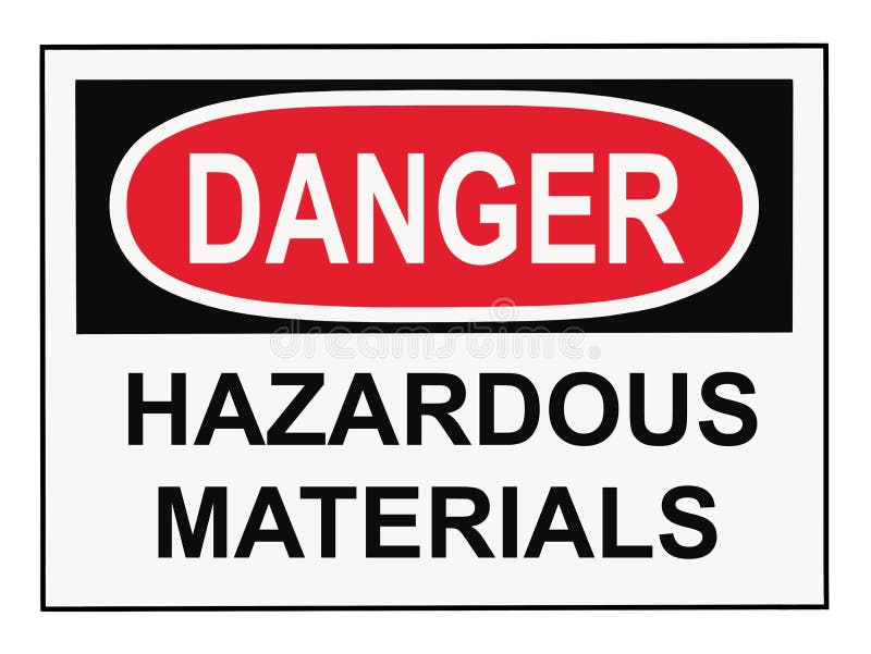 Danger sign stock image. Image of construction, hazardous - 6817723