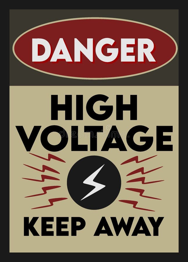 High Voltage Font Stock Illustrations – 248 High Voltage Font Stock ...