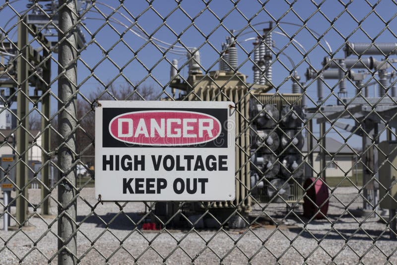 Danger High Voltage stock image. Image of warning, sign - 26963589