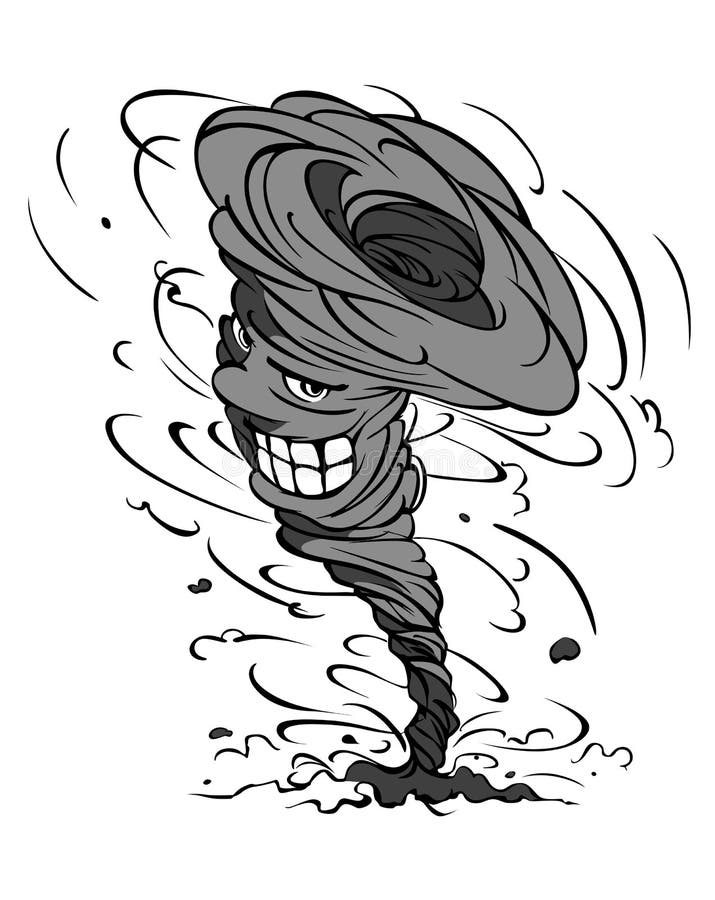 Danger hurricane stock vector. Illustration of cloud - 23563845