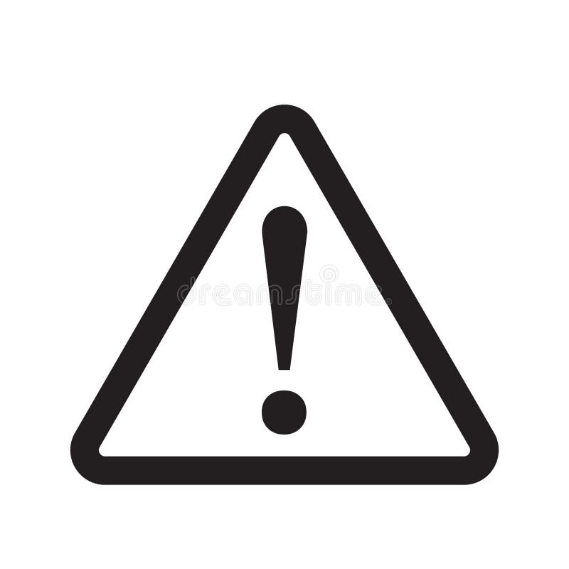 Danger icon, warning icon stock illustration. Illustration of alert ...