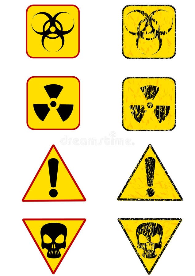 Chemical symbols stock vector. Illustration of biohazard - 2908023