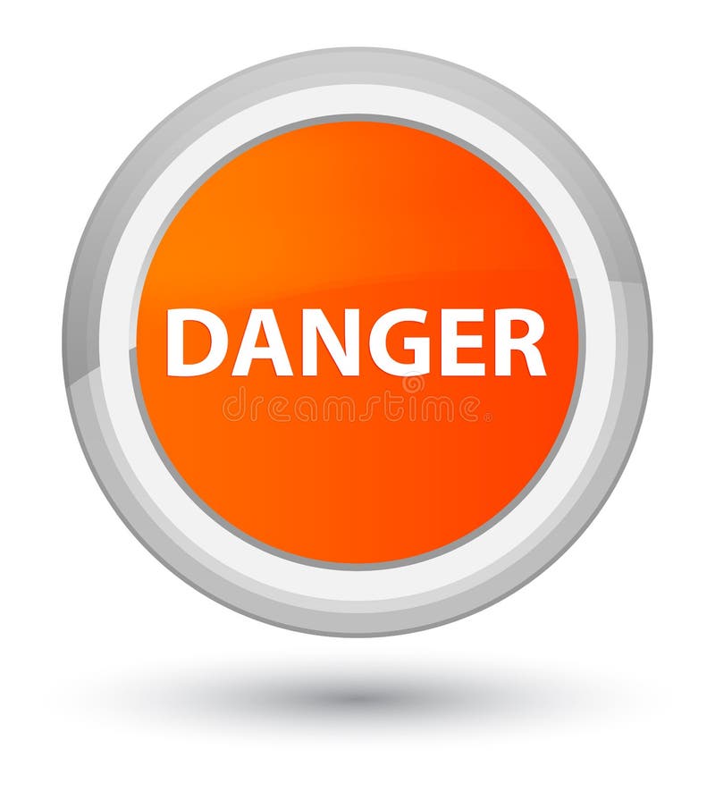 Danger Prime Green Banner Button Stock Illustration - Illustration of ...