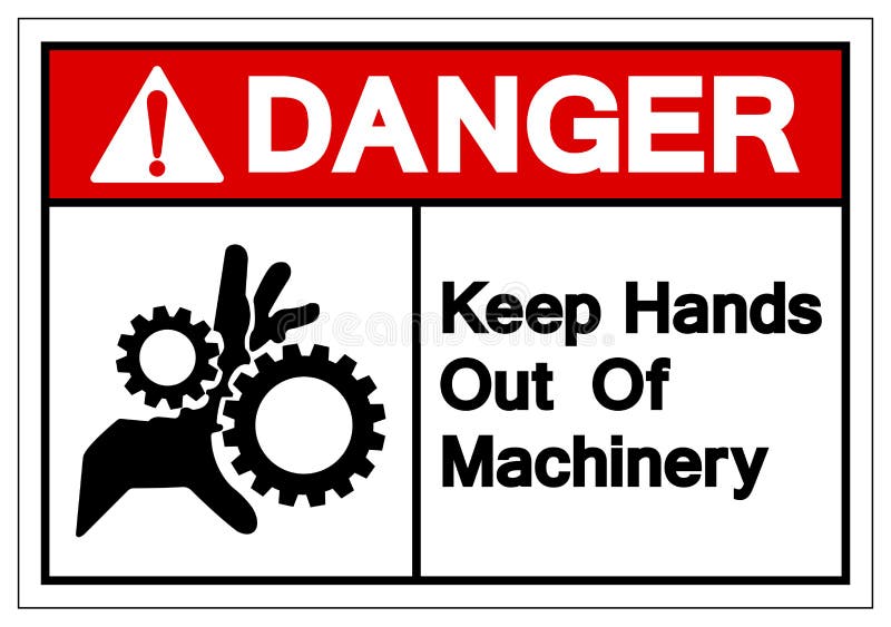 Danger Keep Out Symbol Sign, Vector Illustration, Isolate on White ...