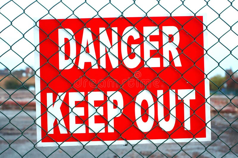 Danger Keep Out stock photo. Image of hazard, area, warning - 4773834