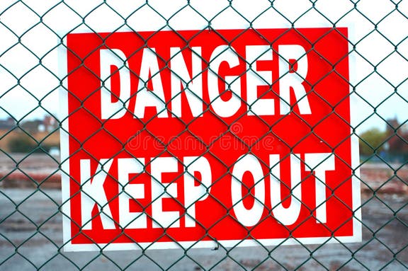 Danger Keep Out stock photo. Image of hazard, area, warning - 4773834