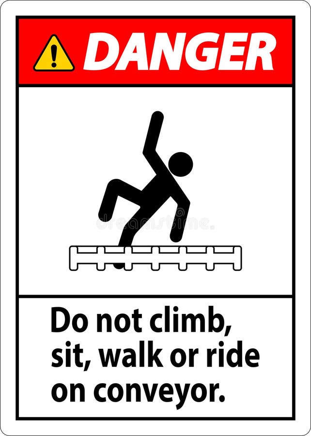 Danger Conveyor Stock Illustrations – 1,156 Danger Conveyor Stock ...