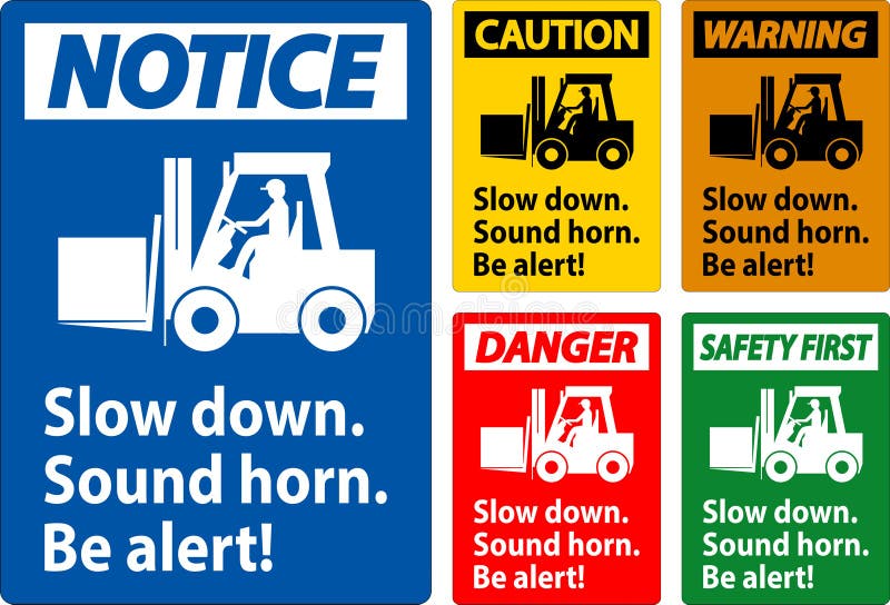 Danger Slow Down Pedestrian Traffic Sign on White Background Stock ...