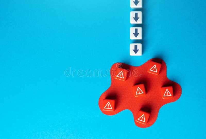 Danger Lies Ahead. Solve Problems, Eliminate Danger Stock Image - Image ...