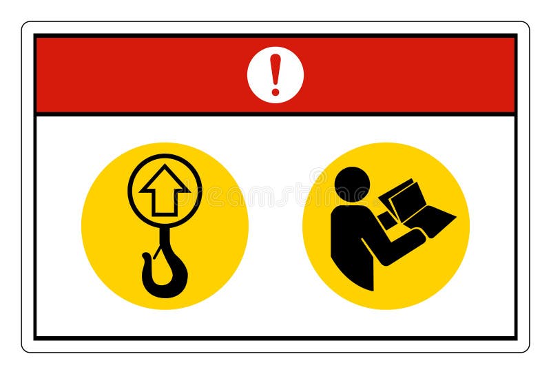 Danger Lift Point Symbol Sign Isolate on White Background,Vector ...