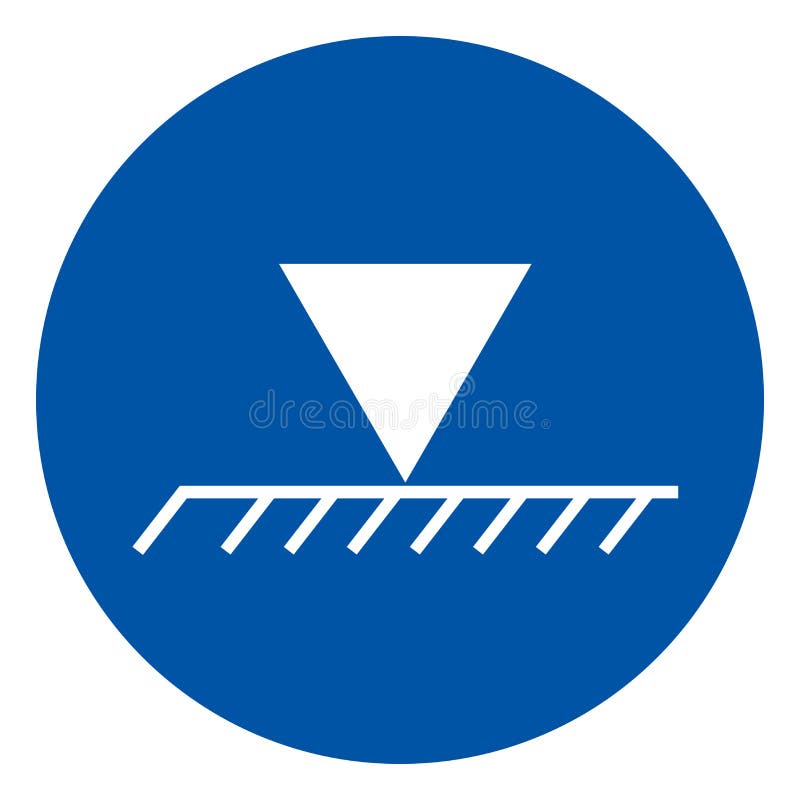 Danger Limit Overhead Height Symbol Sign, Vector Illustration, Isolated ...