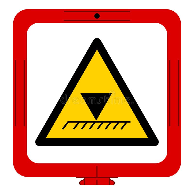 Danger Limit Overhead Height Symbol Sign, Vector Illustration, Isolated ...